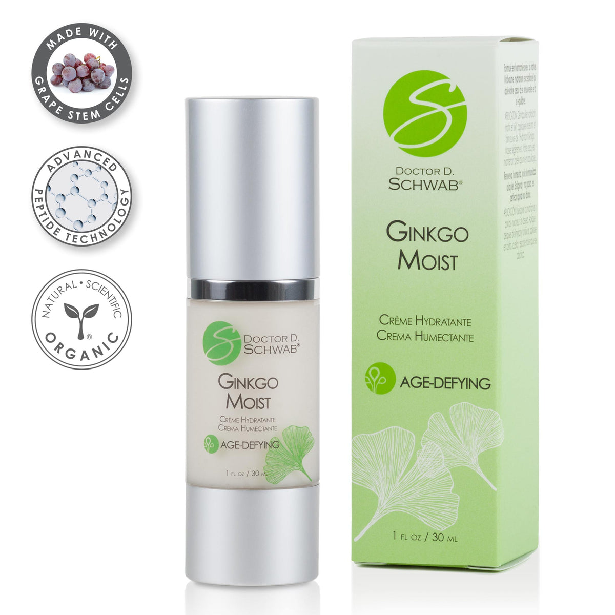 Ginkgo Moist - Revitalizing Daily Moisturizer - Doctor D. Schwab Skin Care